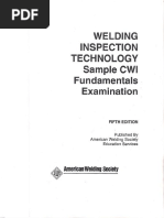 CWI Exam Study Guide: Inspection Basics | PDF | Welding | Construction