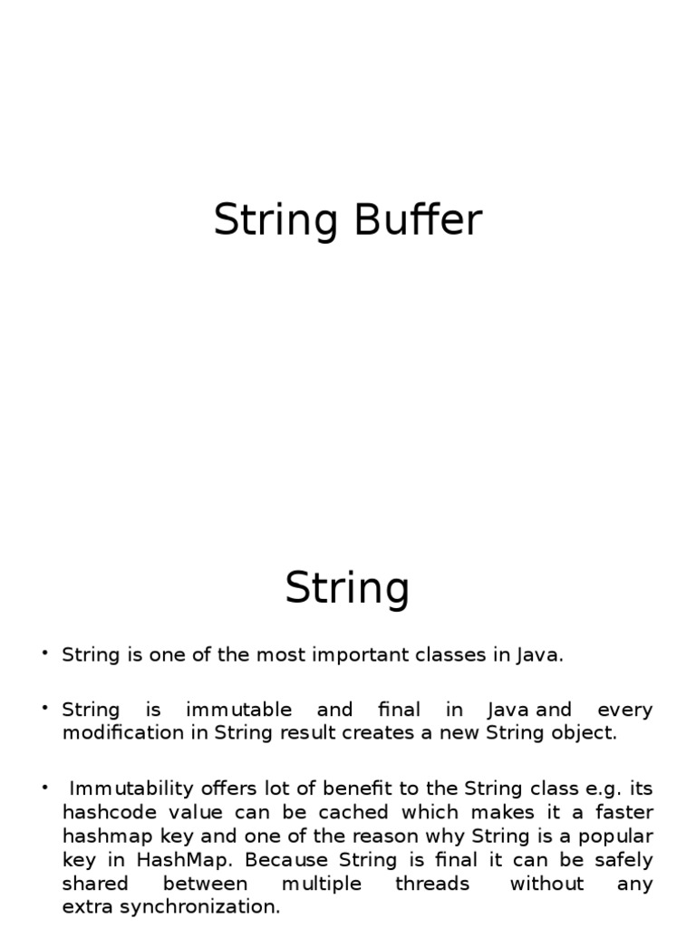 String Buffer | PDF | String (Computer Science) | Formalism (Deductive) String Buffer | PDF | String (Computer Science) | Formalism (Deductive)