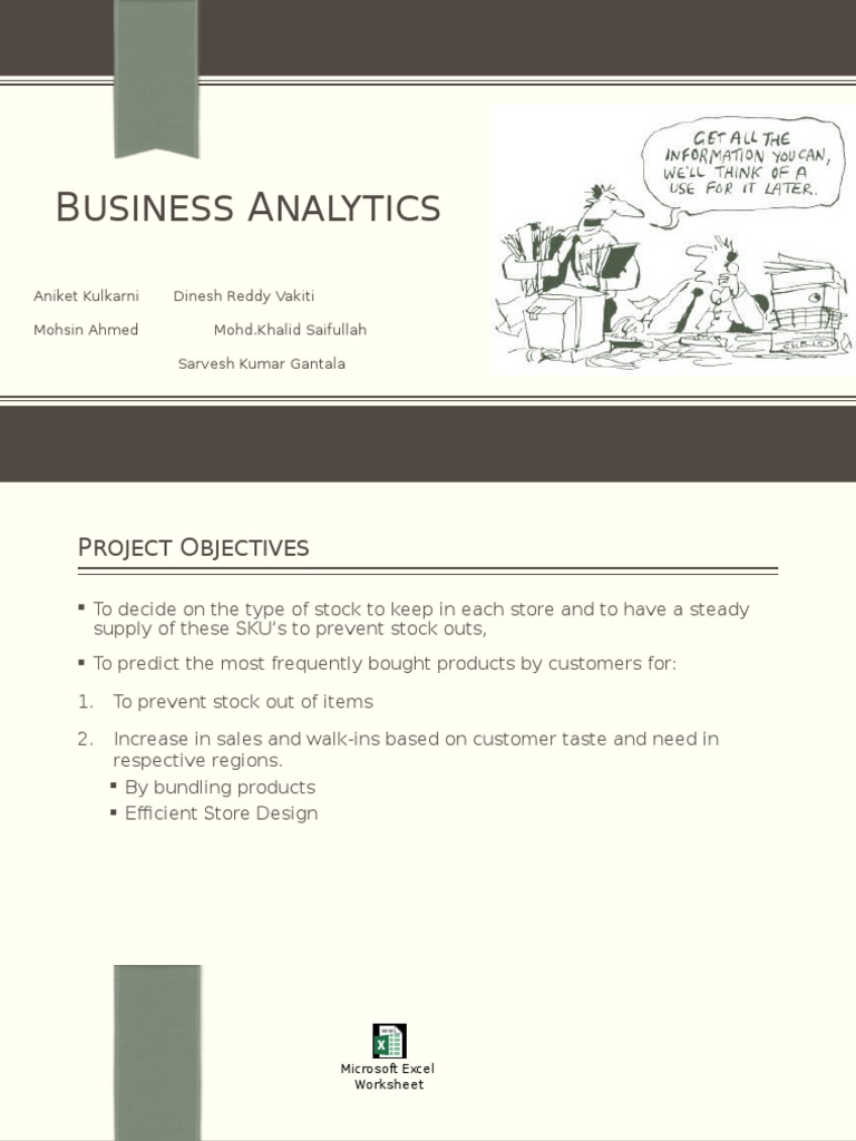 Business Analytics Project | PDF | Point Of Sale | Seafood