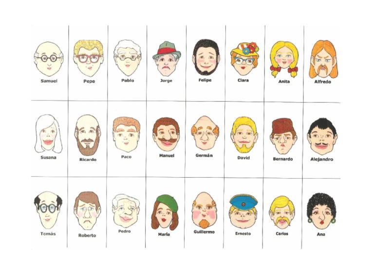 Plantilla Quien Es Quien | PDF