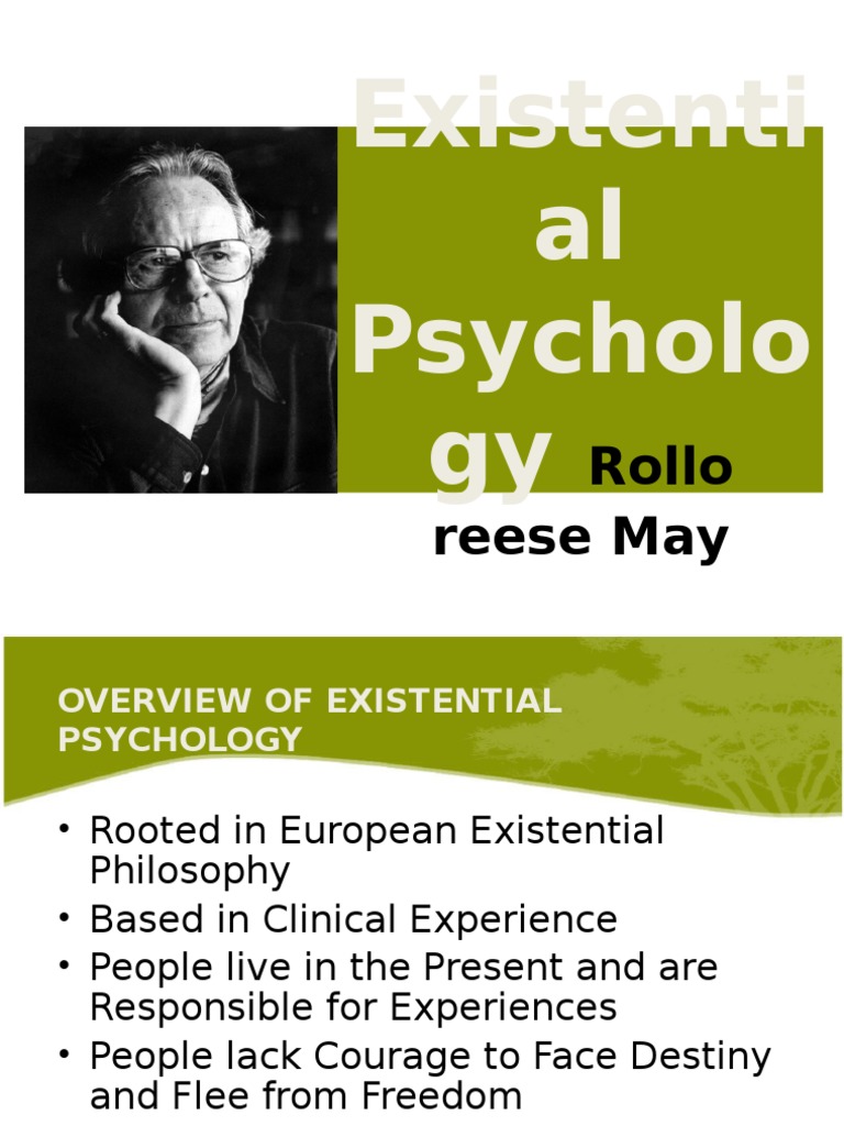 Rollo May - Existential | PDF | Existentialism | Psychotherapy