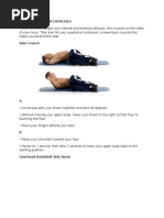 Transverse Plane Exercise Guide | PDF