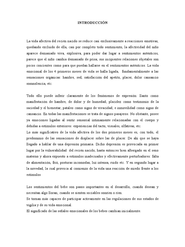 Área Afectiva- Emocional | PDF | Las emociones | Teoría de apego