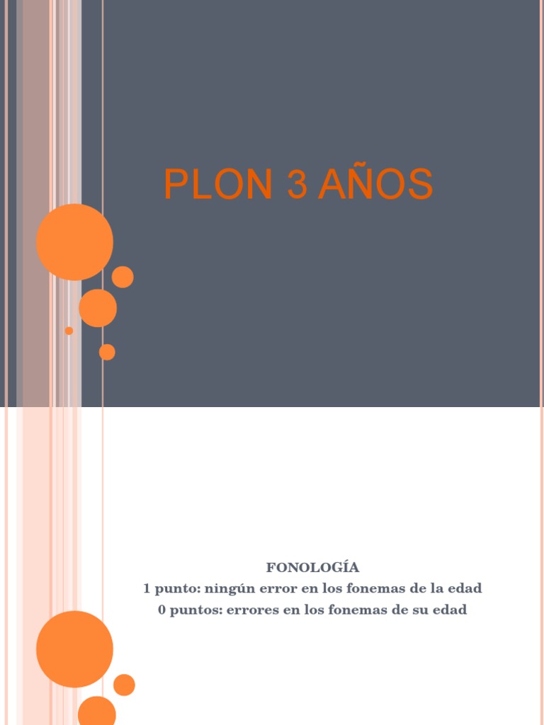 PLON 3 Años | PDF