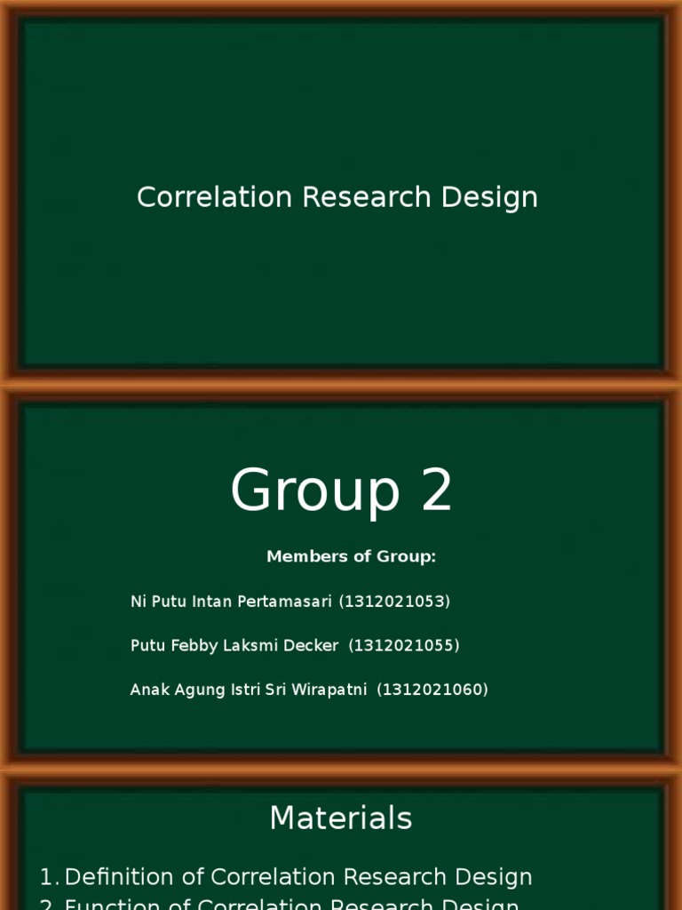 Correlational Research Design | PDF | Linear Regression | Regression ...