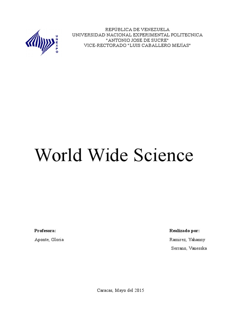 World Wide Science | PDF | Bases de datos | Science