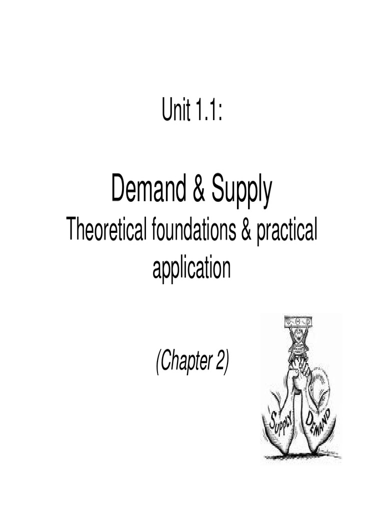 Understanding the Fundamental Concepts of Demand, Supply, Equilibrium ...