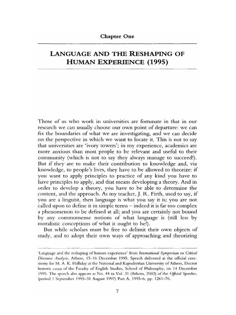 How Language Constructs Our Understanding of Reality: A Look at How ...