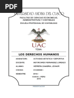 Monografia de Los Derechos Humanos | PDF | Derechos humanos | Mujer