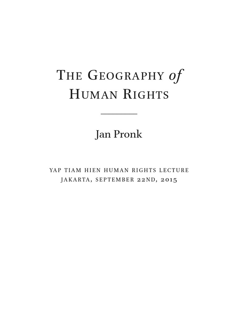 The Geography of Human Rights | PDF | Human Rights | Social Exclusion