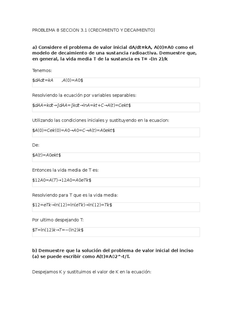 Problema 8 Seccion 3 | PDF