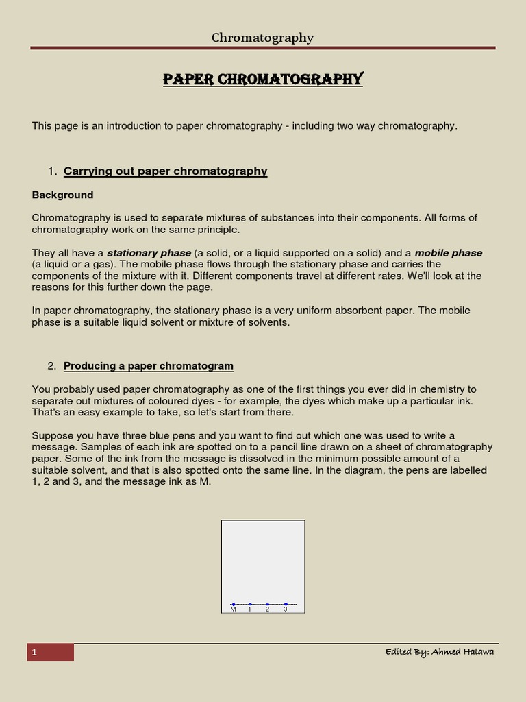 Paper Chromatography | PDF | Chromatography | High Performance Liquid ...