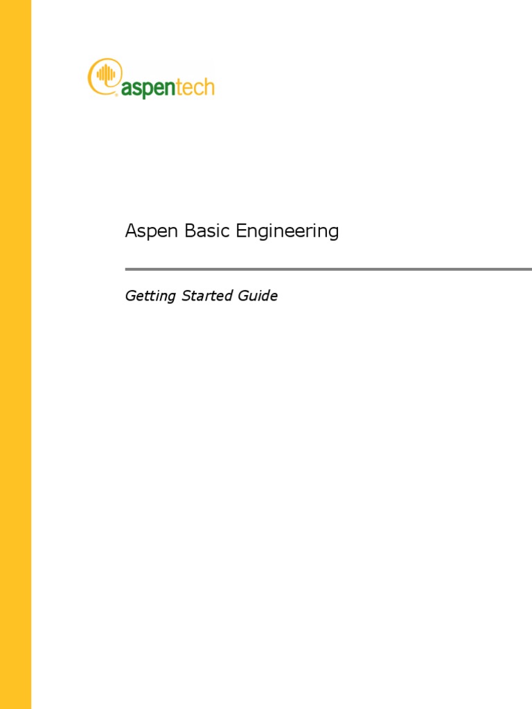 AspenBasicEngV7 3 Start | PDF | Microsoft Excel | Object (Computer Science)