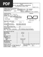 WPS for Fillet Welds in SMAW | PDF | Welding | Construction