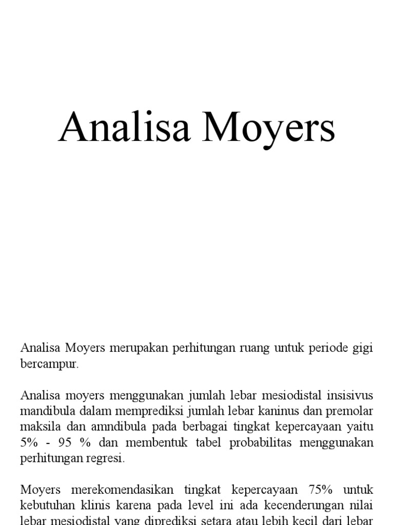 Analisa Moyers | PDF