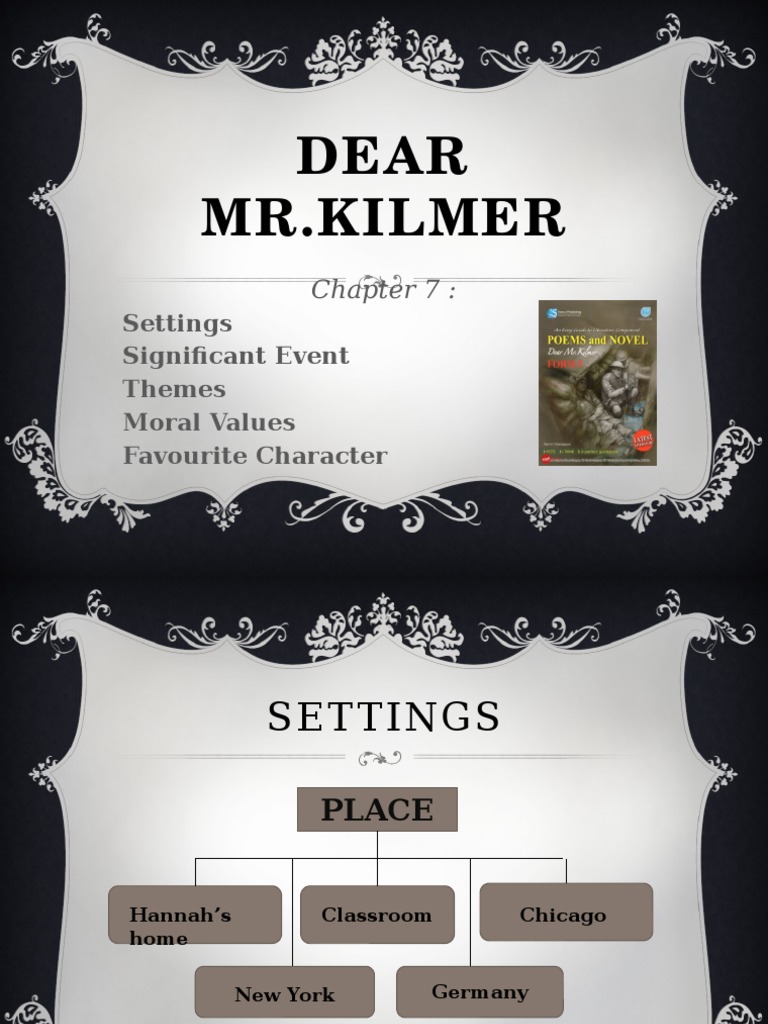 Dear MR - Kilmer Chapter 7 Presentation | PDF