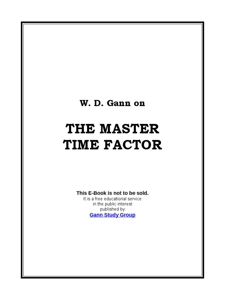 Master Time Factor Trading | PDF | Stocks | Prediction