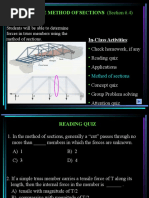Method of Sections for Truss Analysis | PDF | Teaching Methods & Materials