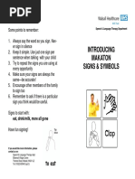 Basic Makaton Signs for Communication | PDF