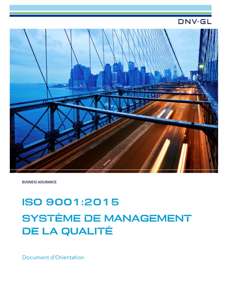 ISO 9001 2015 Guidance Document French Version 4.0 - tcm11-51740 | PDF | Management de la ...
