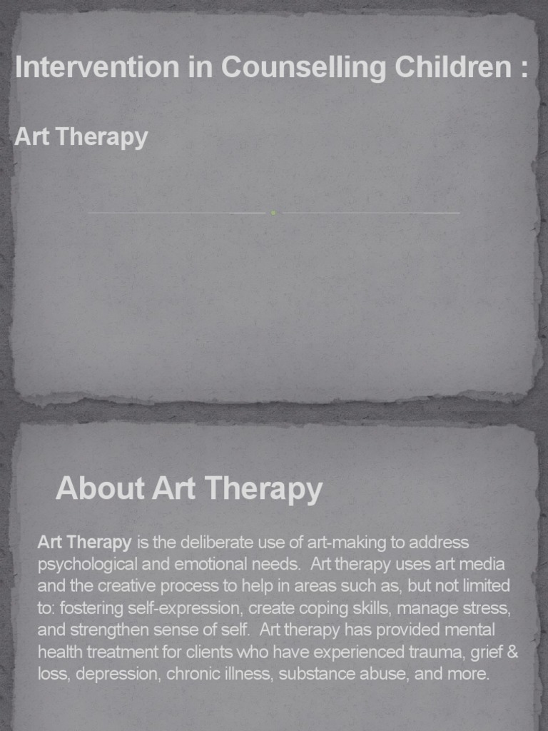 Art Therapy for Counselling Traumatized Children | PDF | Art Therapy ...