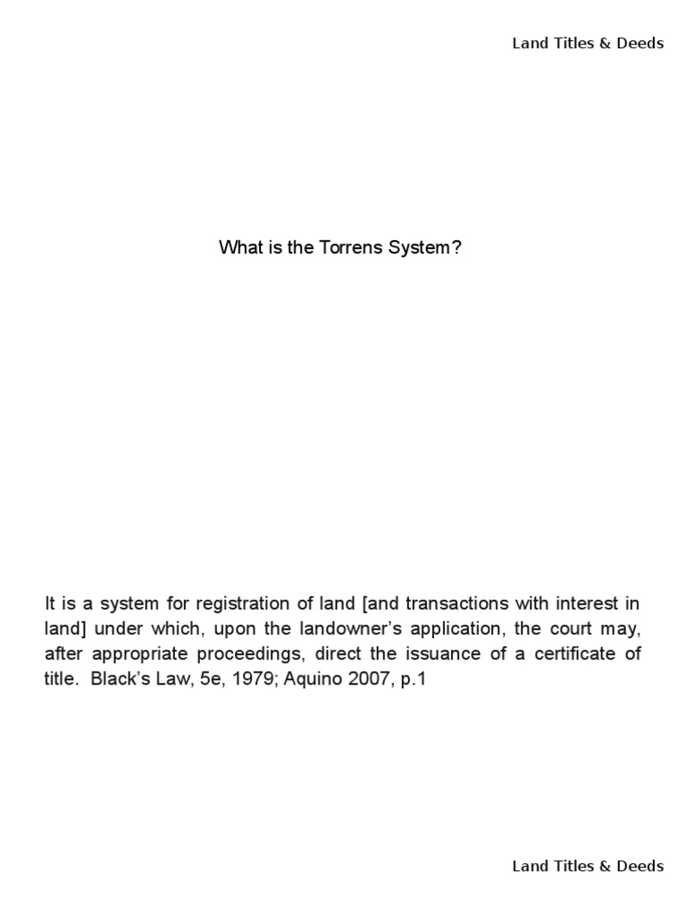Understanding Land Titles in the Philippines | PDF | Title (Property ...