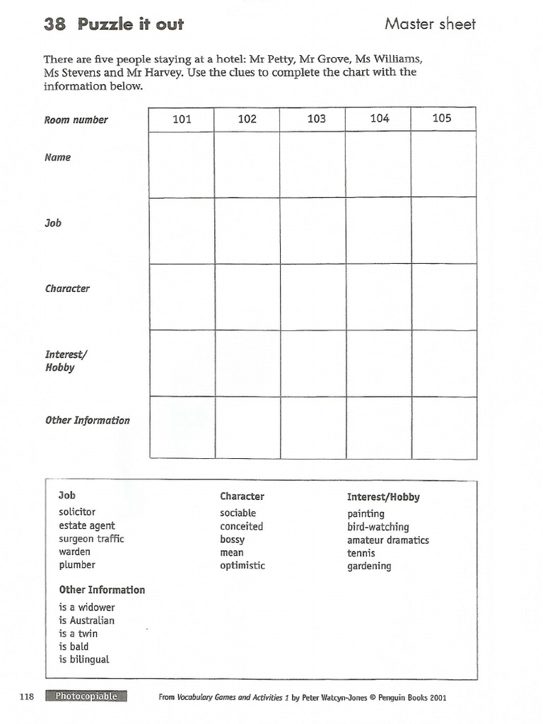 Assorted EFL Activities | PDF