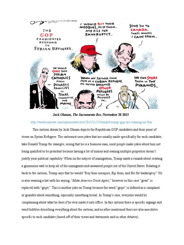 Political Cartoon Analysis (Final) | PDF | Republican Party (United ...