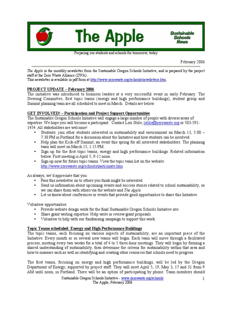 Preparing Our Students and Schools For Tomorrow, Today | PDF | Natural ...