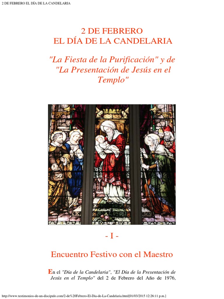 2 de Febrero El Día de La Candelaria PDF | PDF | Ludwig Van Beethoven ...