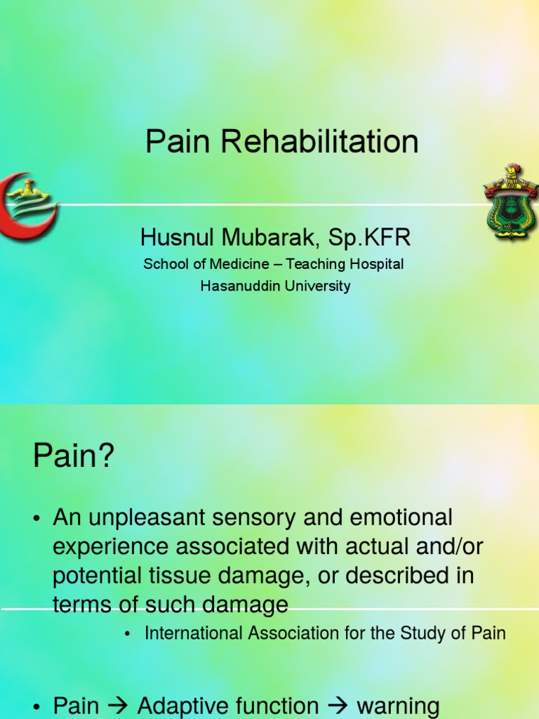 Pain Rehabilitation | PDF | Chronic Pain | Pain