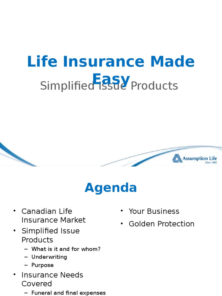Life Insurance Made Easy | Life Insurance | Underwriting