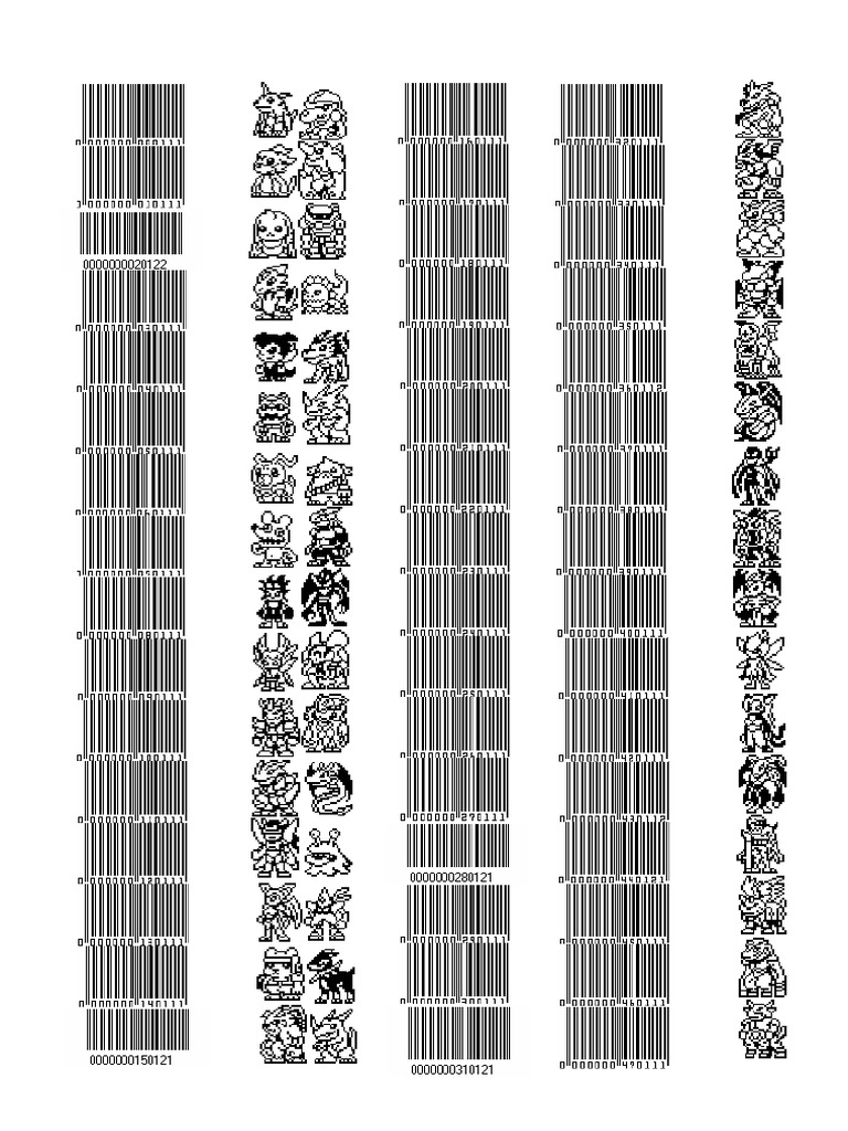 Digimon D-Scanner Version 1 v1 Barcodes | PDF | Works