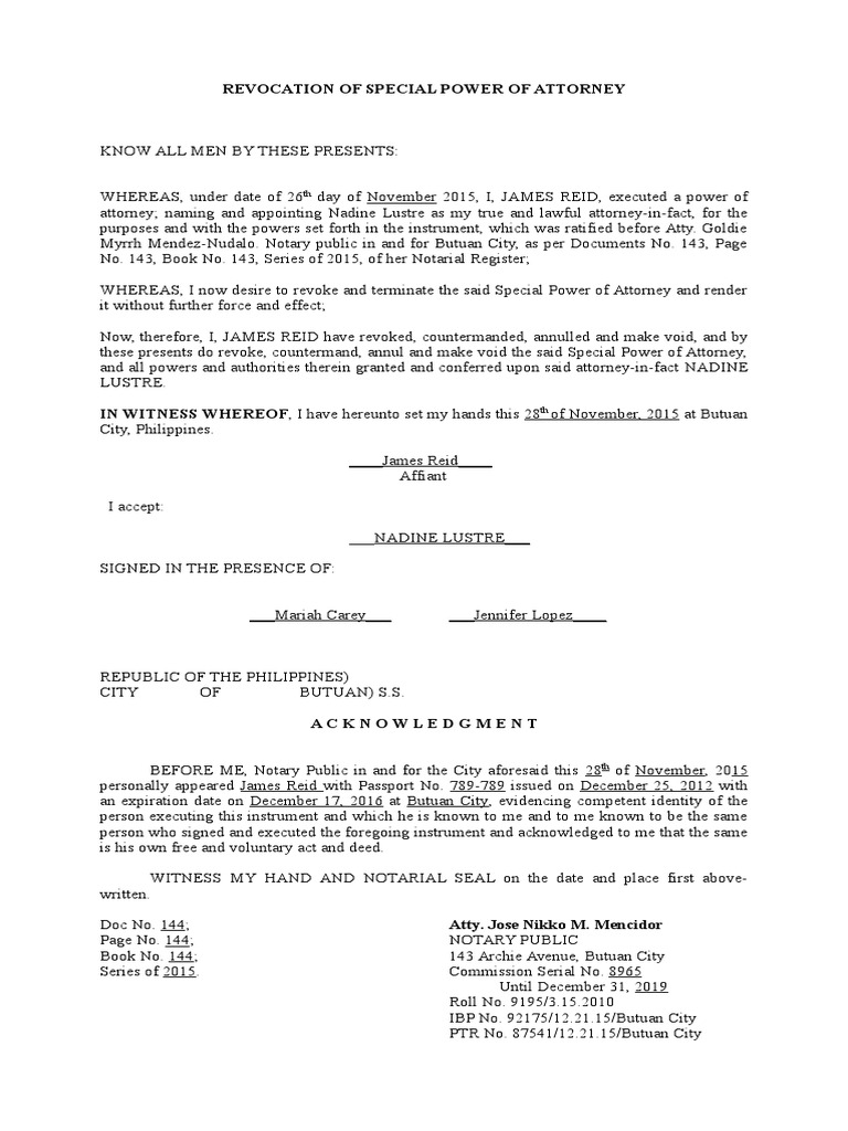 Revocation Spa | PDF