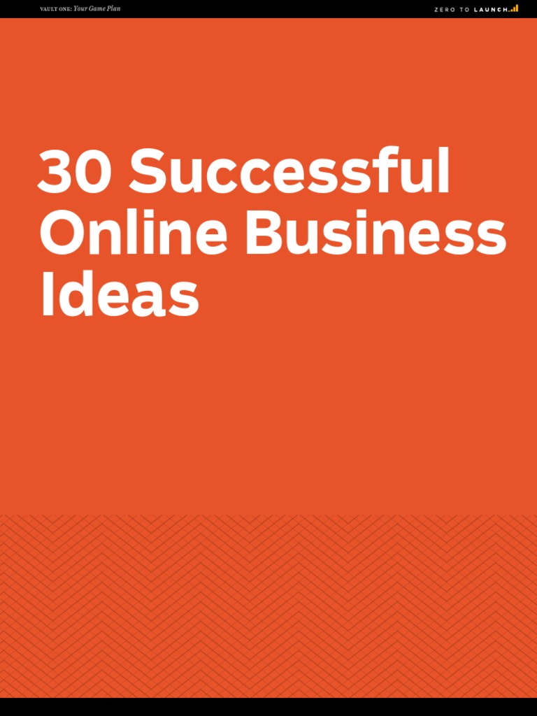 30 Successful Business Ideas | PDF