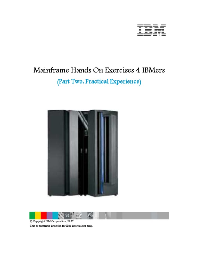 Mainframe Hands-On Exercises For IBMers - Part Two PDF | PDF | Ibm Db2 | Parameter (Computer ...