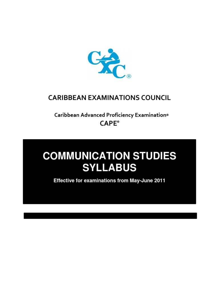 CAPE Communication Studies PDF | PDF | English Language | Reading ...