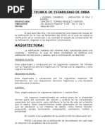 Modelo Informe Estructural PDF | PDF | Fundación (Ingeniería) | Presupuesto