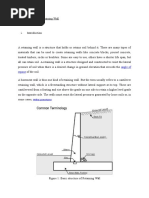 Loads and Forces Acting On Retaining Wall and Their Calculations | PDF ...