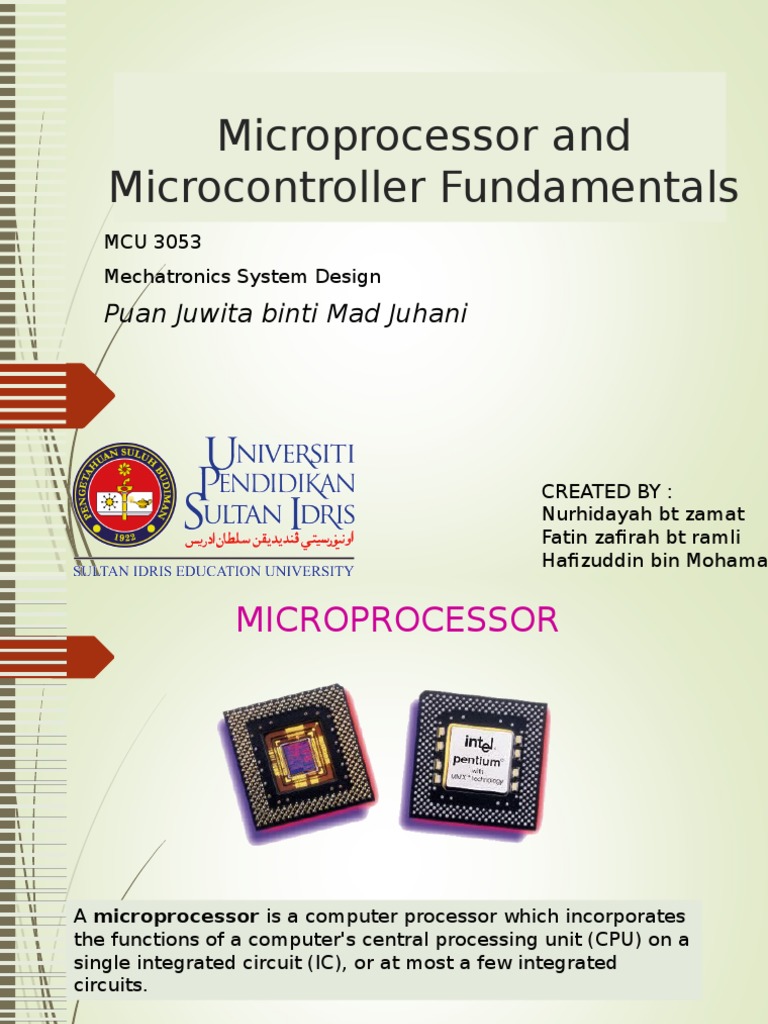 Microprocessor and Microcontroller | PDF | Microcontroller | Instruction Set