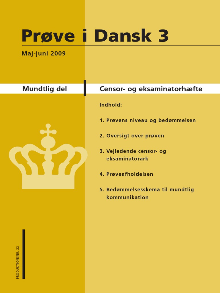 Dansk 3 | PDF