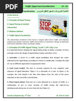 Calculation of Traffic Signal Timings-Webster's Method Note13 | PDF ...