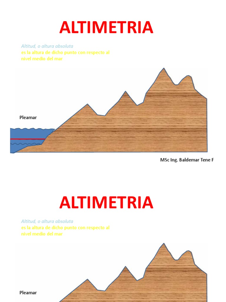 ALTIMETRIA | PDF | El nivel del mar | Océanos