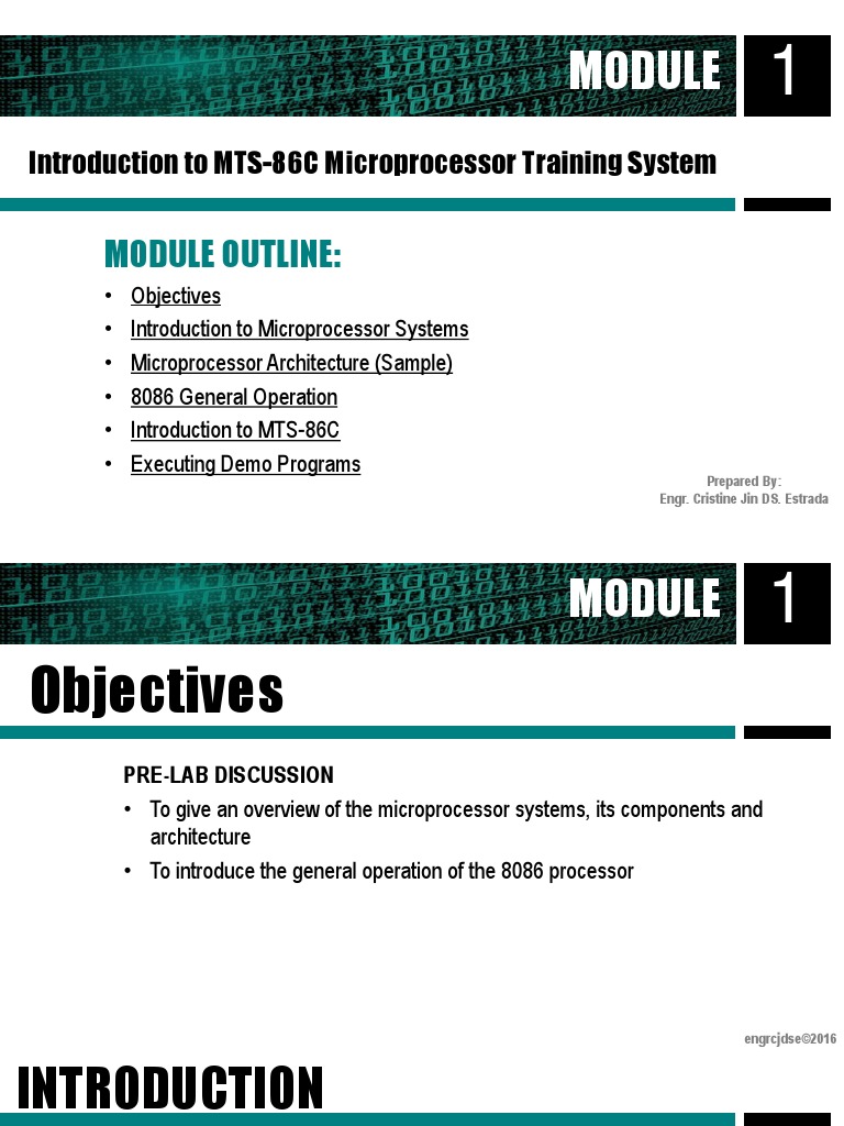 Introduction To MTS-86C Microprocessor Training System | PDF | Central Processing Unit ...
