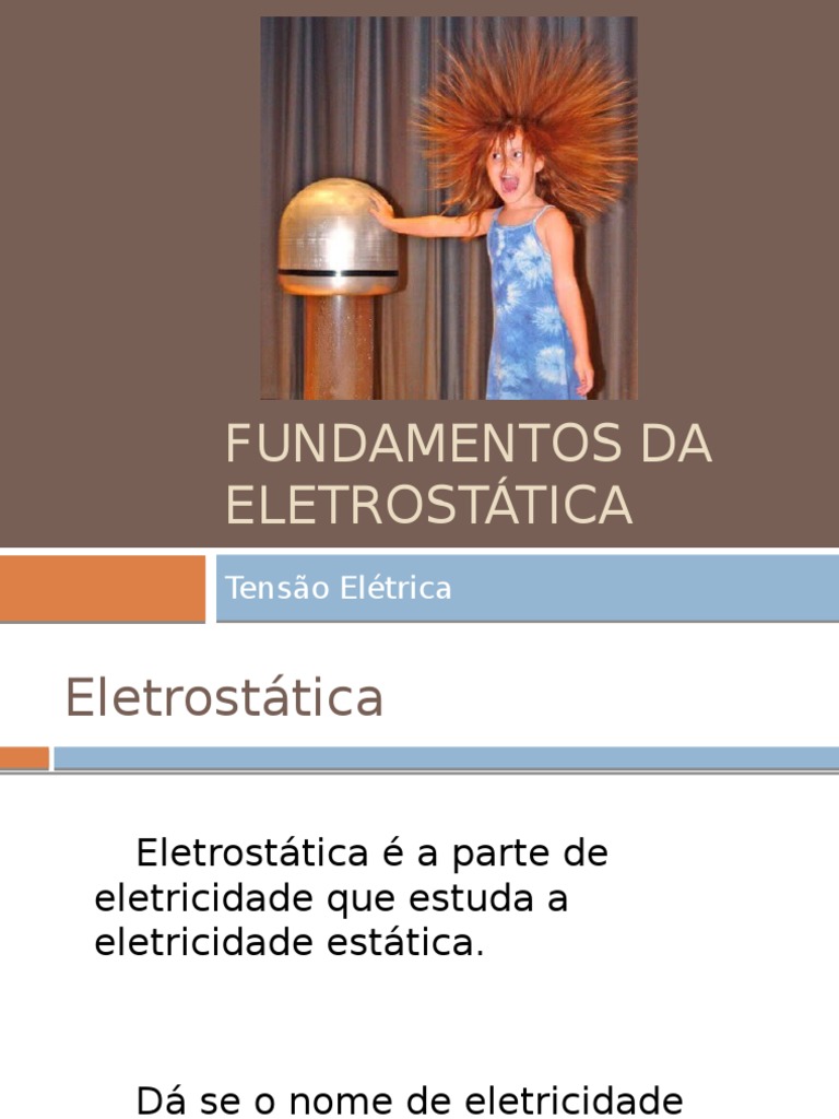 Fundamentos de Eletrostática | PDF | Carga elétrica | Eletricidade