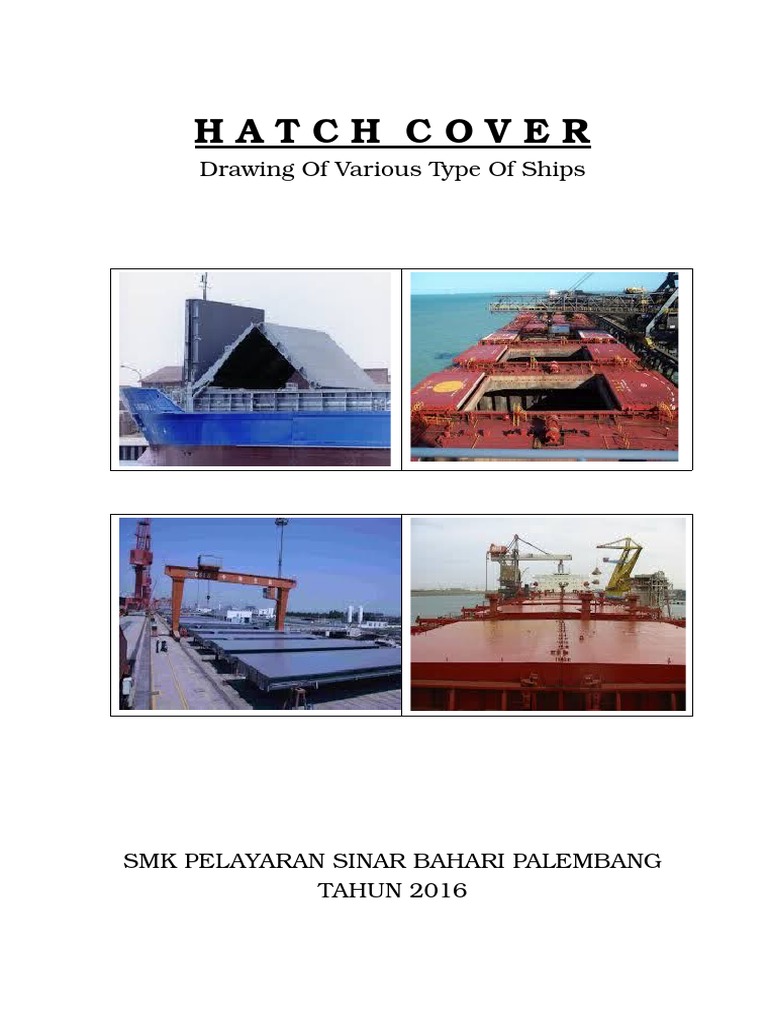Hatch Cover: Drawing of Various Type of Ships | PDF