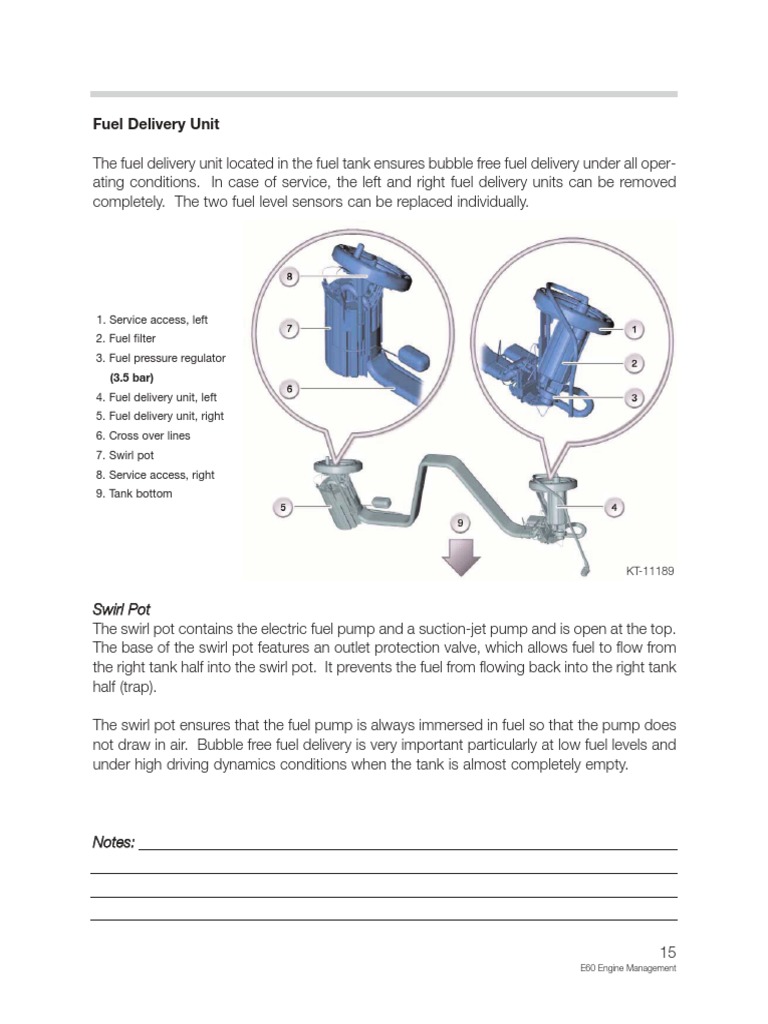03 - E60 Fuel Delivery | PDF | Pump | Voltage