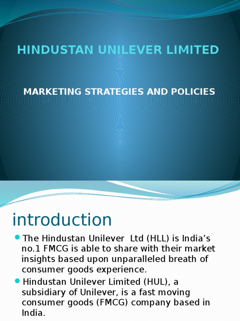 HUL's Marketing Strategies | PDF | Business | Social Science