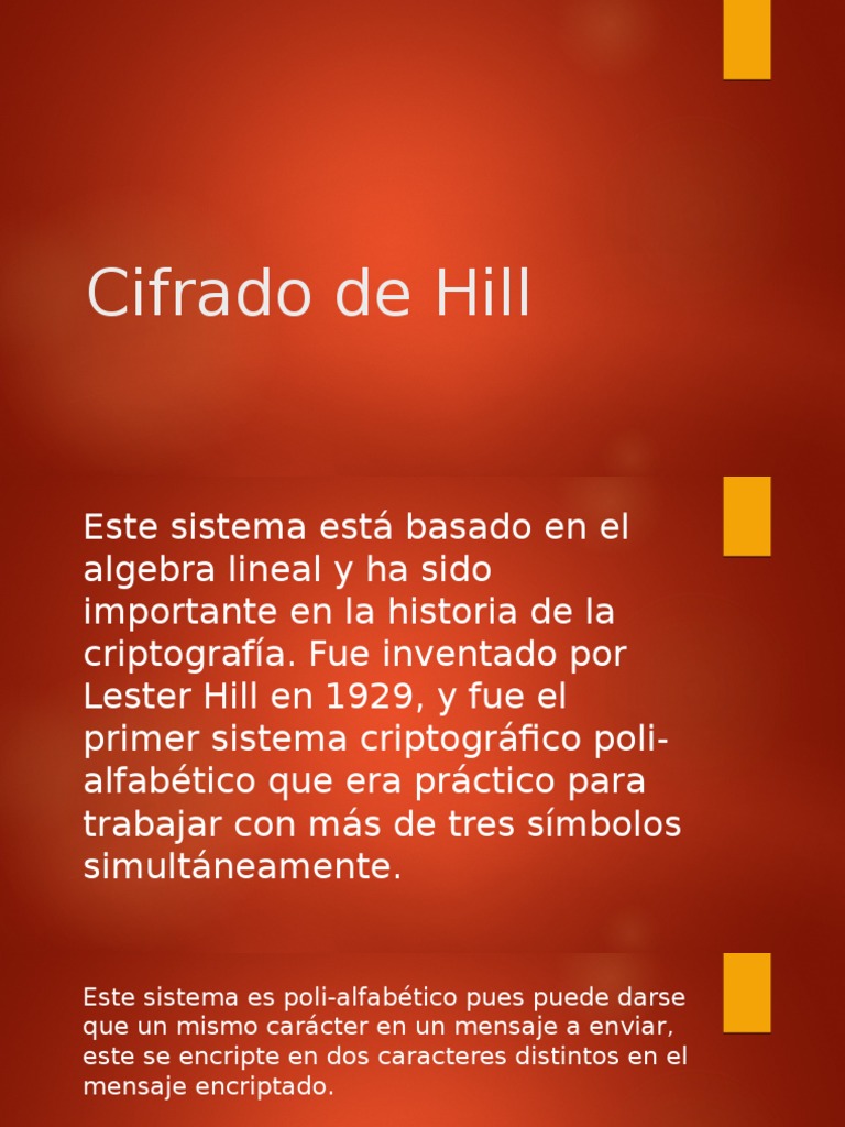 Cifrado de Hill | PDF | Métodos y materiales de enseñanza