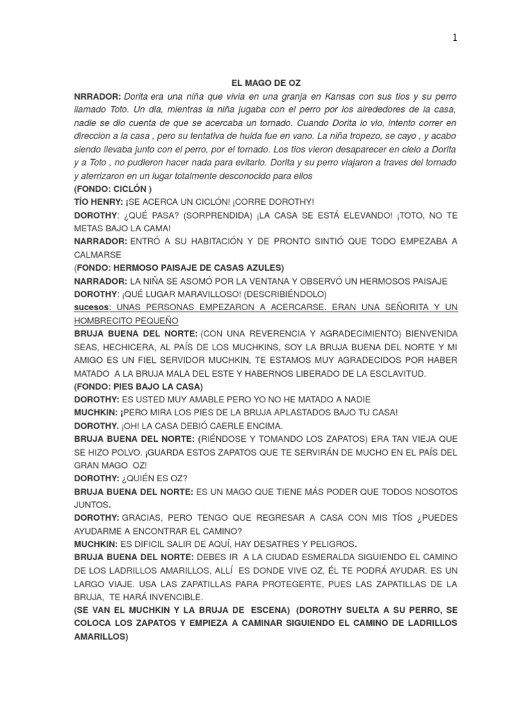 Guion de Obra Mago de Oz | PDF | Clima